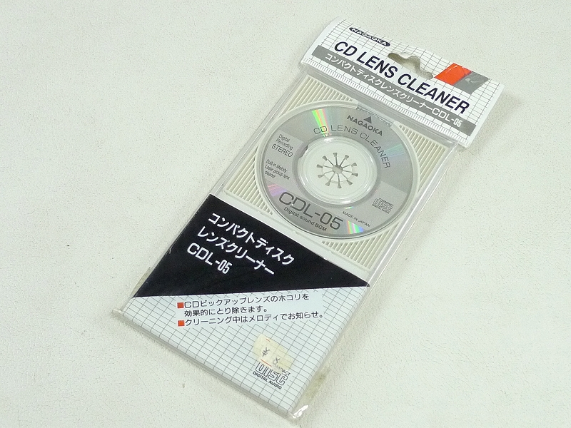 日本代購代標第一品牌【樂淘letao】－ 00CD05*R 【新品/未開封】ナガオカ CDレンズクリーナー CDL-05