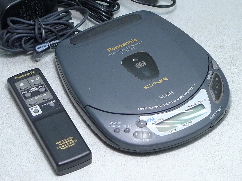 代購代標第一品牌－樂淘letao－ 602368*8 Panasonic/パナソニック・ポータブルCDプレーヤー・SL-S470C・電源コード ...