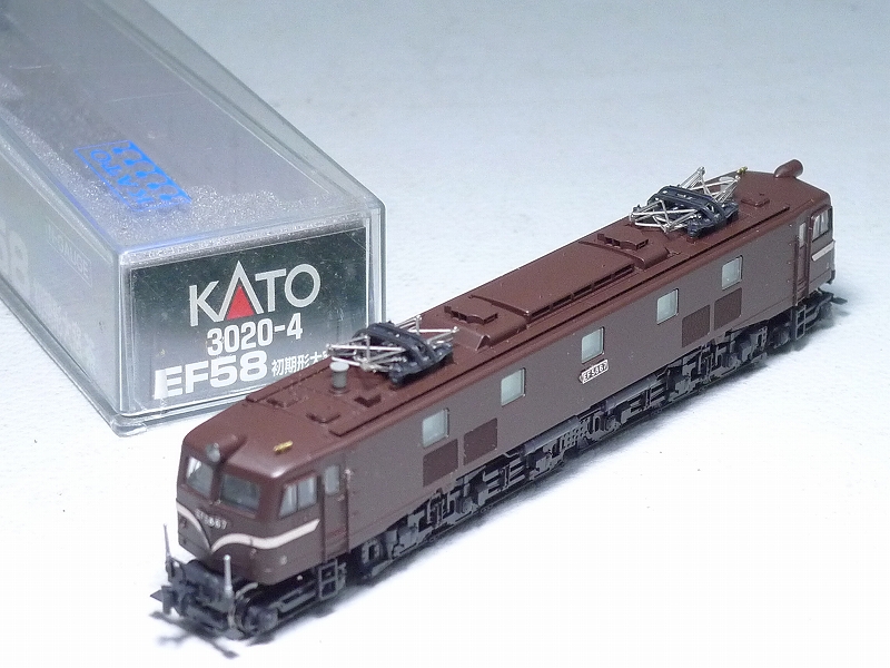 代購代標第一品牌－樂淘letao－ 602877*8 KATO/カトー・3020-4・EF58・初期形大窓・茶・Nゲージ・鉄道模型