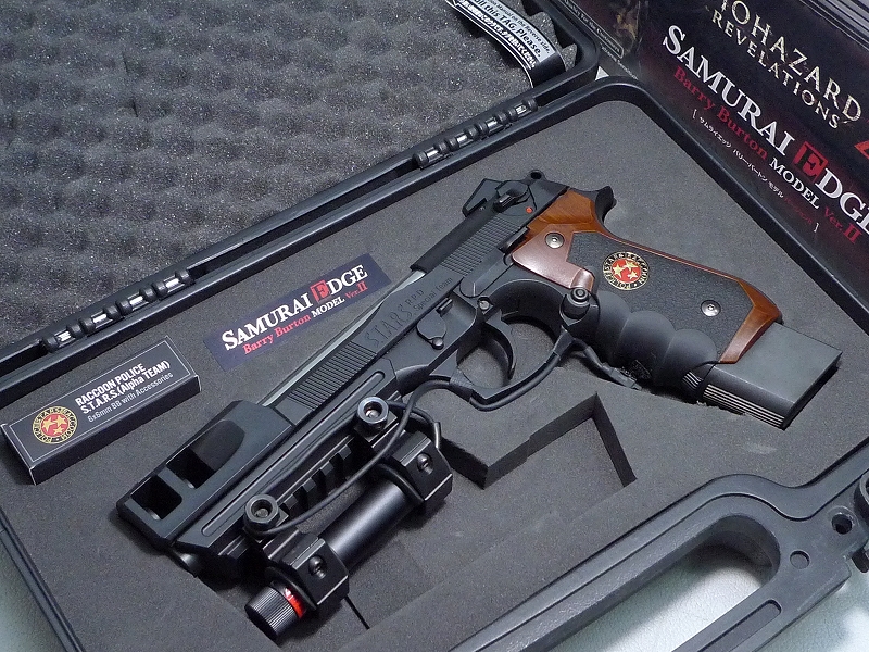 【傷や汚れあり】 101163*9 バイオハザードリベレーションズ2・SAMURAI EDGE/サムライエッジ・Barry Burton MODEL Ver.2バリーモデル・ガスガンの落札情報 ...