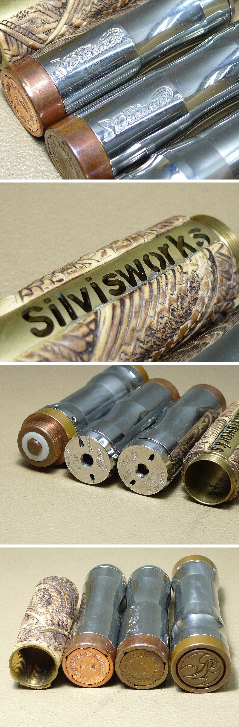 日本代購代標第一品牌【樂淘letao】－ 302236*11 電子タバコ4点まとめて 喫煙 煙草グッズ Silvisworks/Dreamer BE TENACIOUS TIMESVAPE