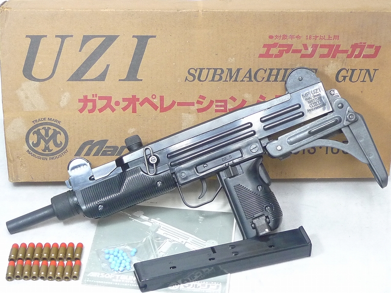 日本代購代標第一品牌【樂淘letao】－1003A01*7A Marushin/マルシン UZI ガスガン・ガスペレーションシステム・エアーソフトガンSUBMACHINE GUN・SM-913 ...