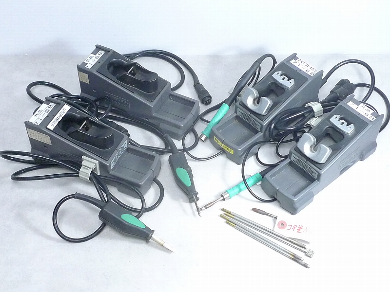 日本代購代標第一品牌【樂淘letao】－1026B02*7A JBC・はんだごてスタンド・AD8245とPA1200（PA1200ピンセット用）4台まとめ売り・ホルダー・溶接・工業・金属・製造