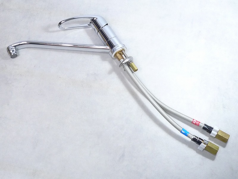 日本代購代標第一品牌【樂淘letao】－1003N01*10A 水栓金具 KVK シングルレバー式混合栓 蛇口 KM5011TPC 交換用蛇口 流し台 水まわり用品